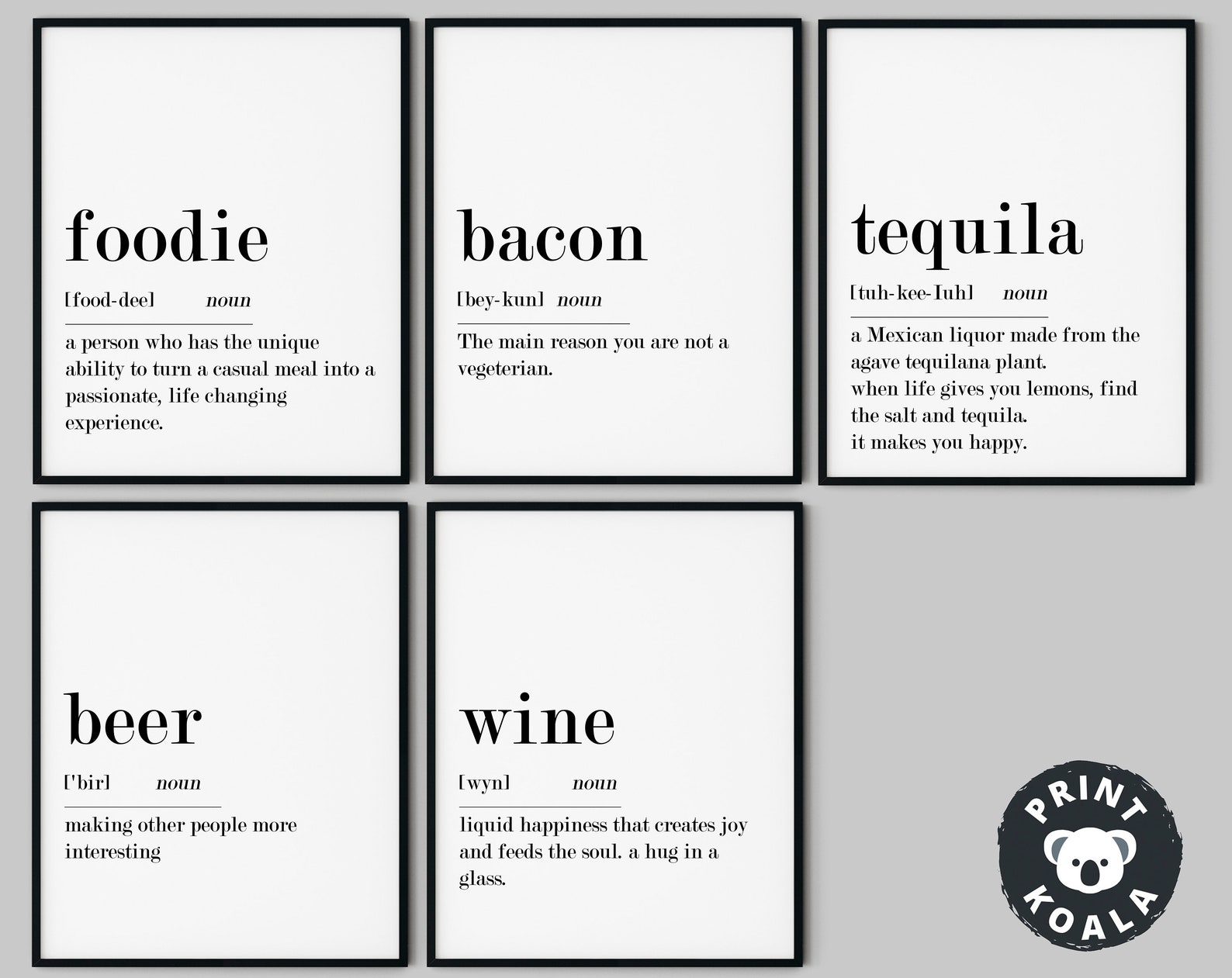 Kitchen Print Set 13 Funny Kitchen Printable Art Kitchen - Etsy