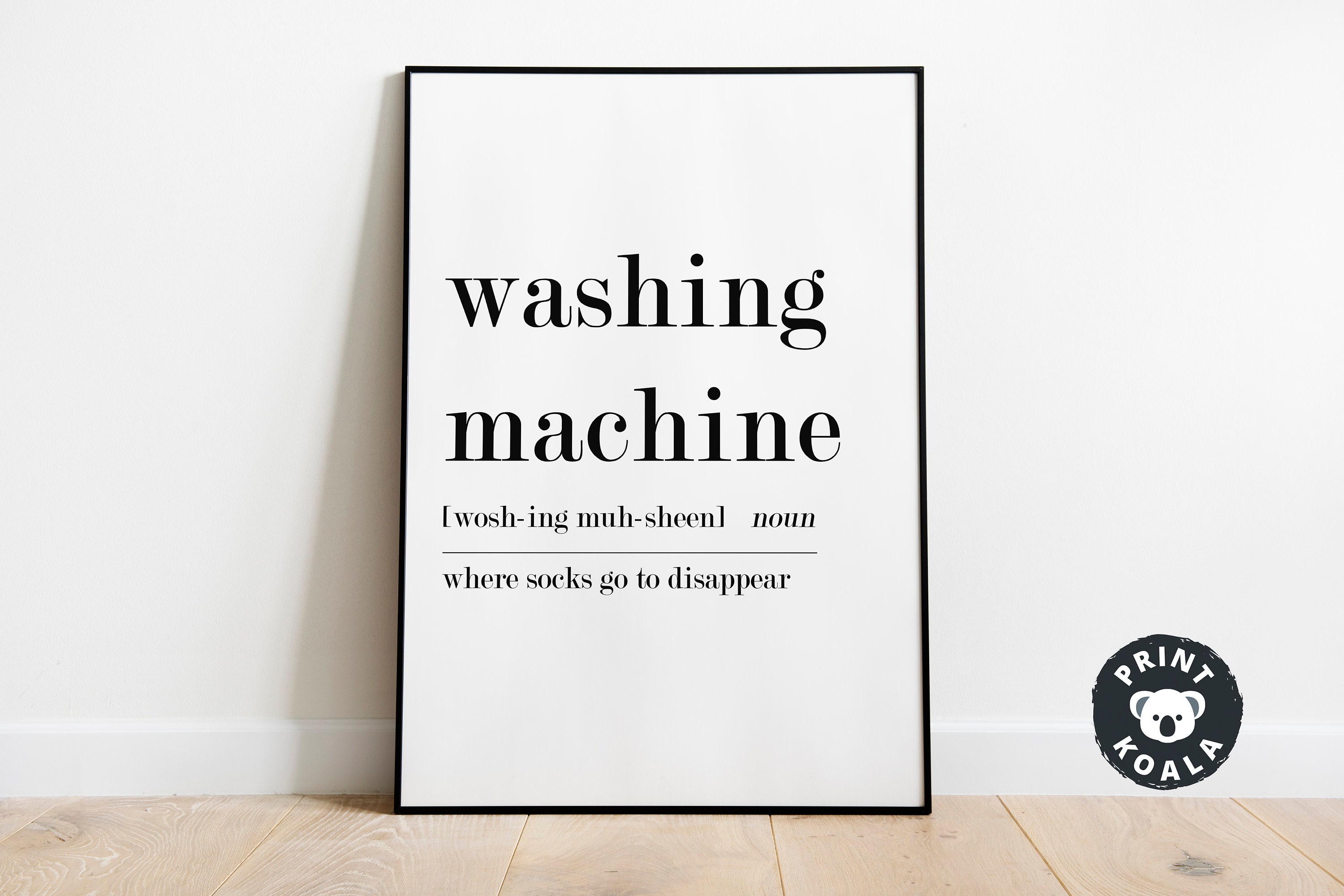 Washing Machine Definition Print Laundry Room Poster Laundry - Etsy