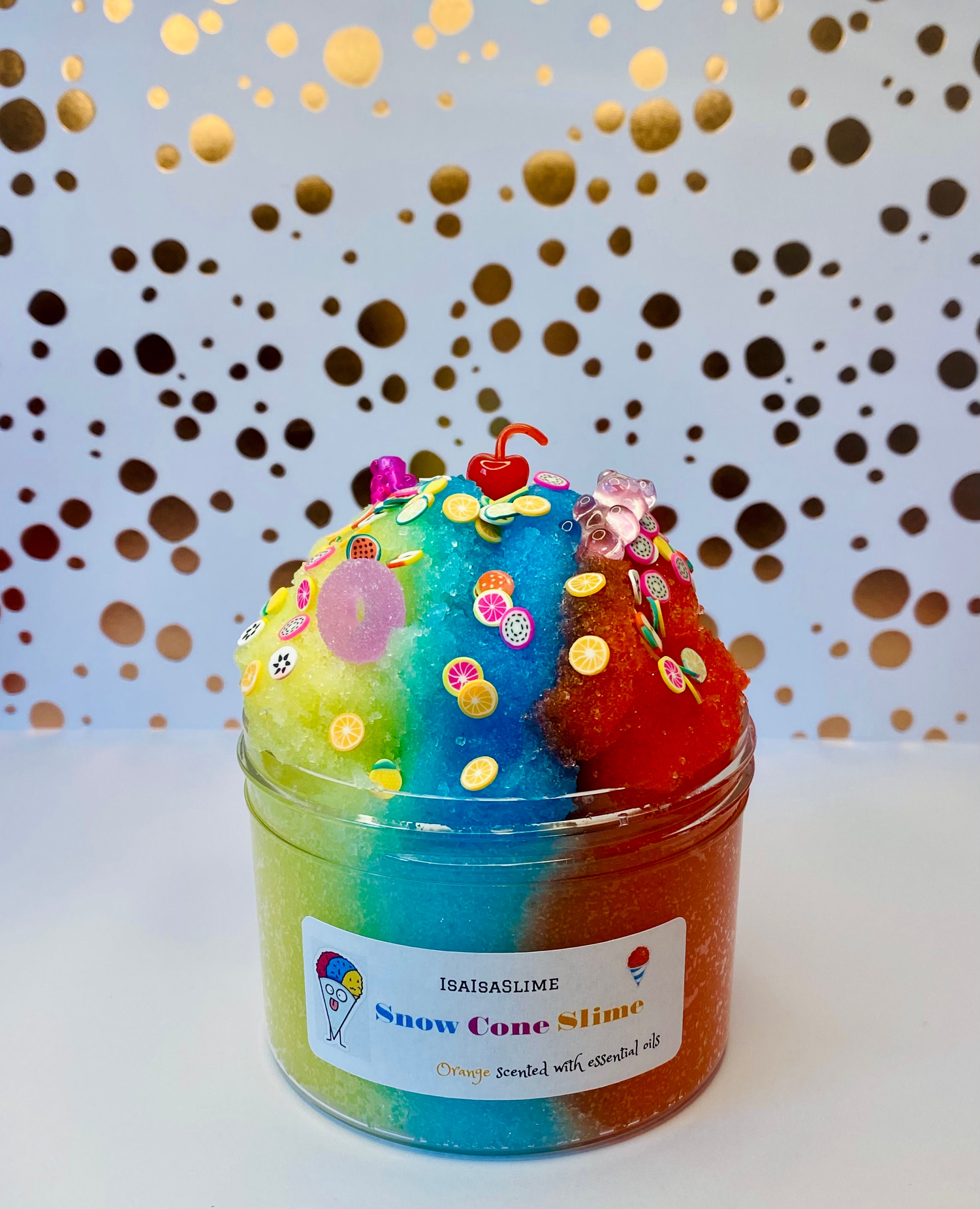 Snow Cone Icee Slime- Icee Slime, Slime, Fluffy Slime, Snow Cone ...