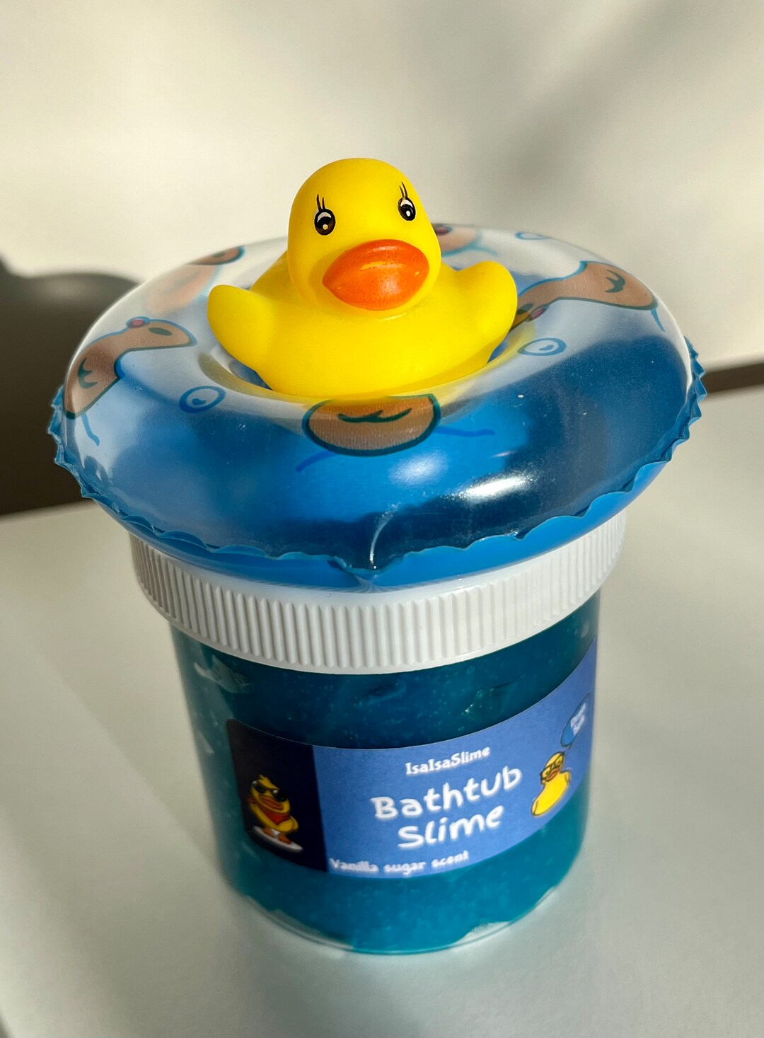 Bathtub Slime: Slime Bath, Bathtub Slime, Blue Slime, Rubber Duck ...