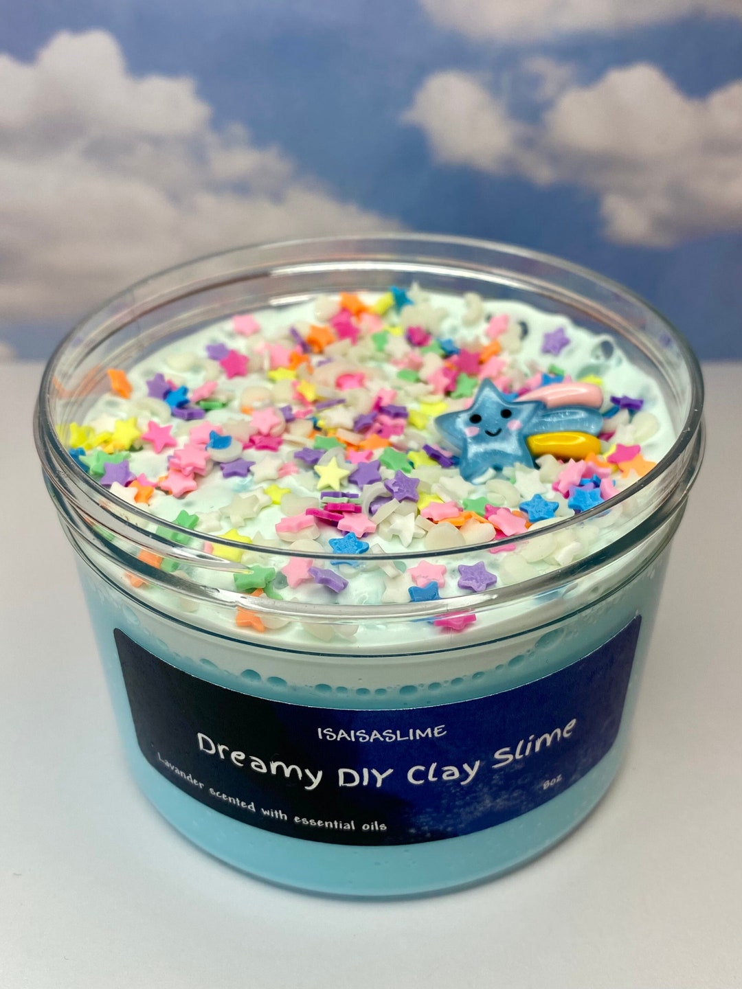 Dreamy DIY Clay Slime Slime Star Charm Glow in the Dark - Etsy