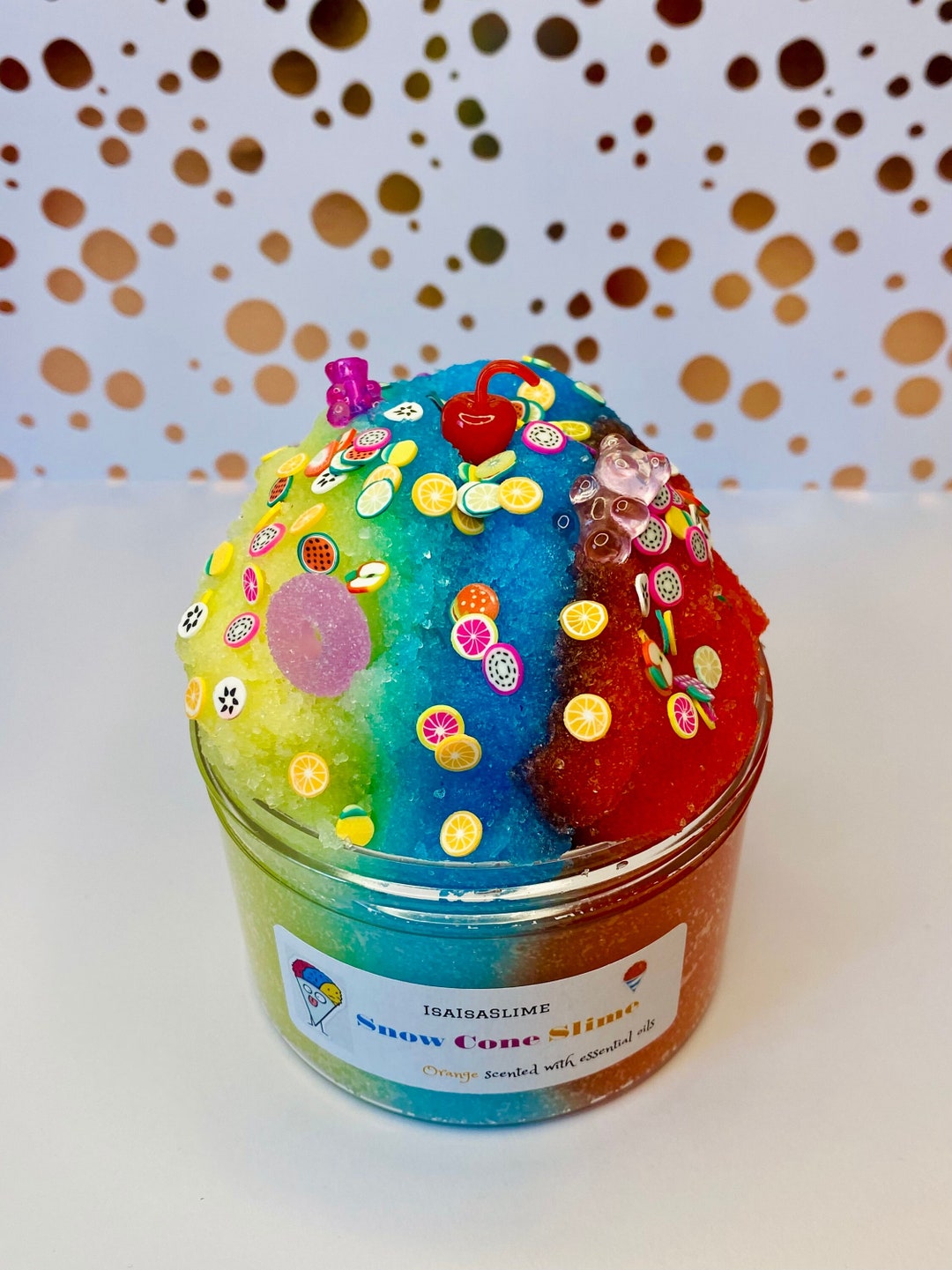 Snow Cone Icee Slime- Icee Slime, Slime, Fluffy Slime, Snow Cone ...
