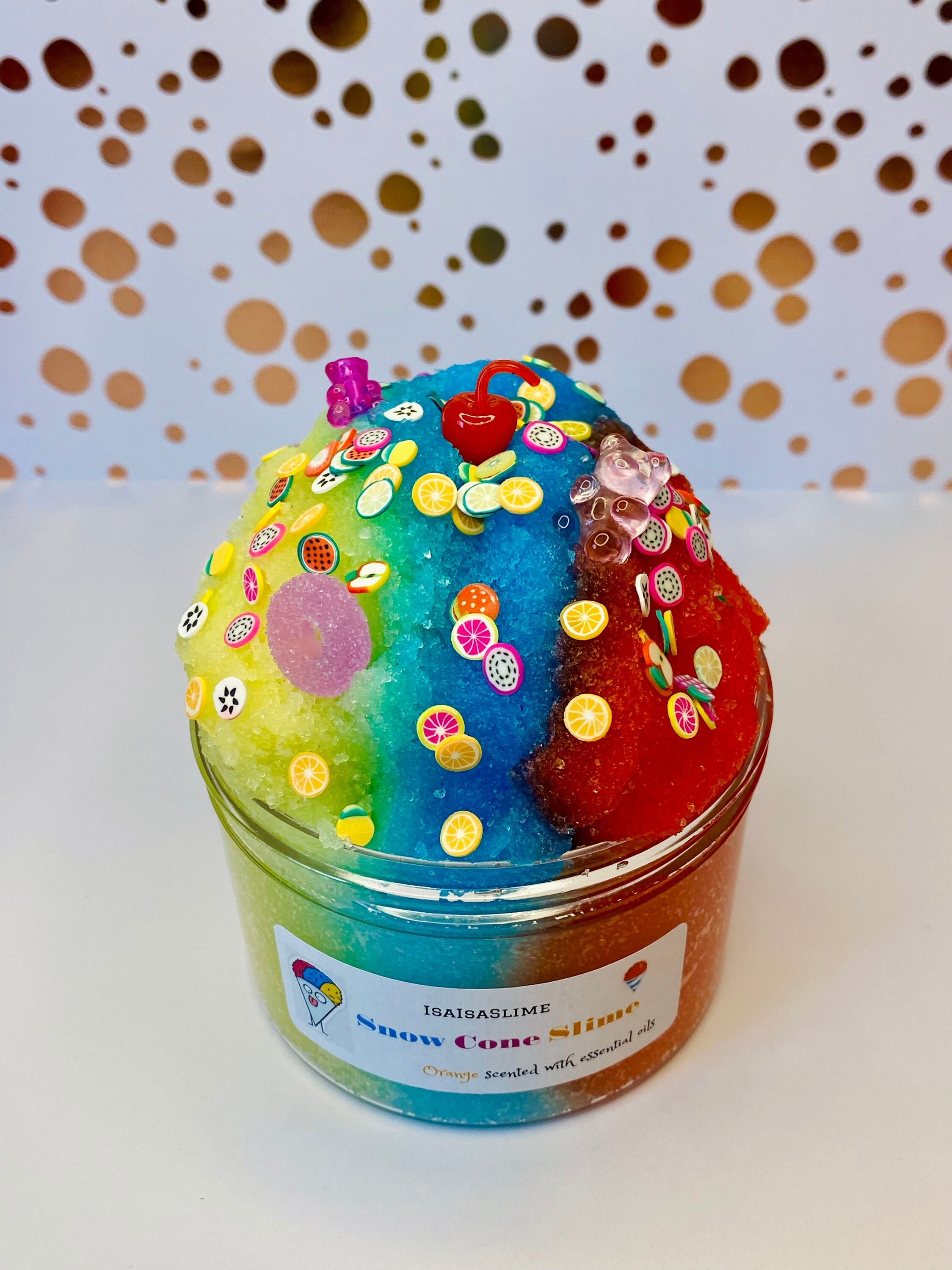 Snow Cone Icee Slime- Icee Slime, Slime, Fluffy Slime, Snow Cone ...