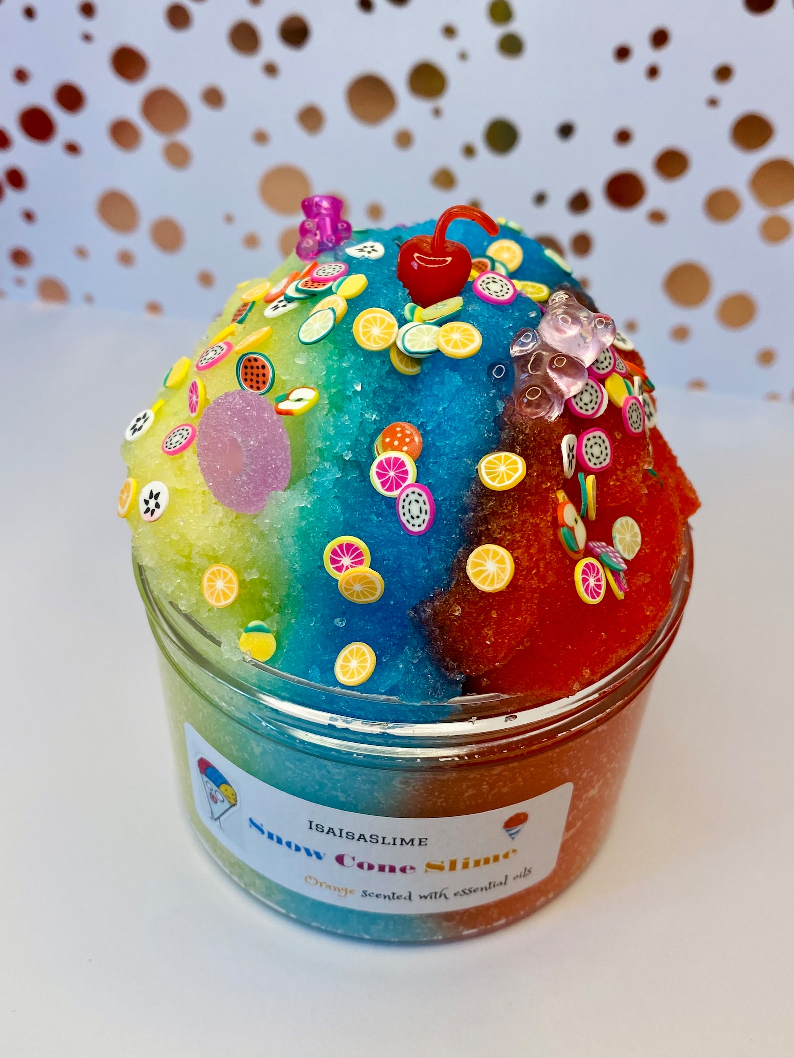 Snow Cone Icee Slime- Icee Slime, Slime, Fluffy Slime, Snow Cone ...