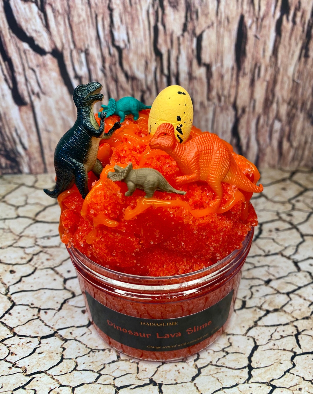 Dinosaur Lava Slime- Slime, Cloud Slime, Diy Slime, Lava Slime, Dino ...