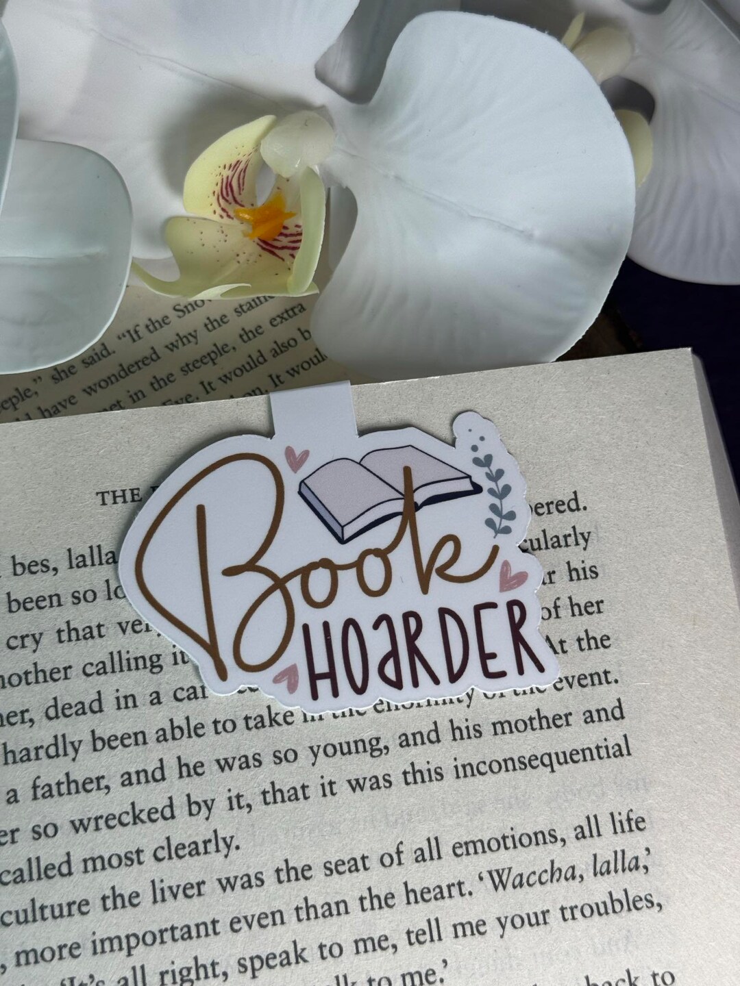 Book Hoarder Magnetic Bookmark Merch for Readers Cute Bookish Items ...