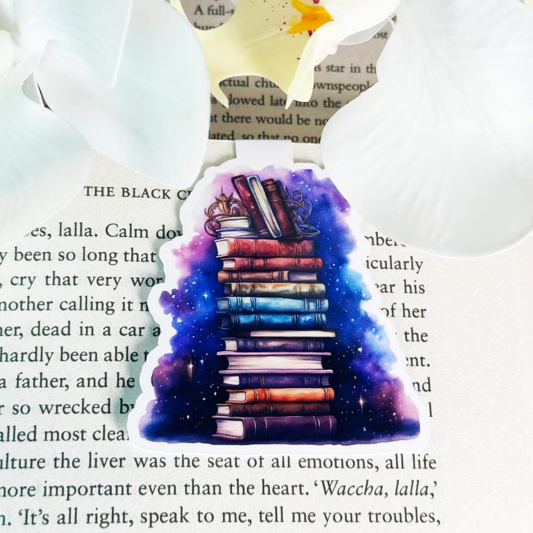 Magical Bookstack Magnetic Bookmark: Book Lover Gift - Etsy
