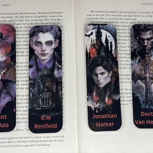 Dracula Dark Fairytale Laminated Bookmarks for a Horror Reader Spooky ...