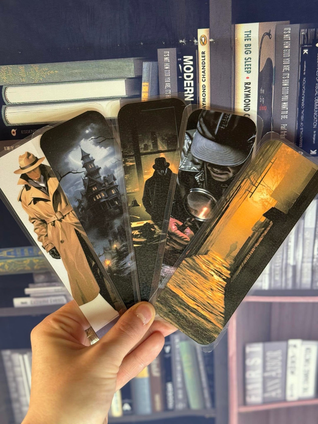 Mystery Book Laminated Bookmarks for a Thriller Reader Spooky Gothic ...