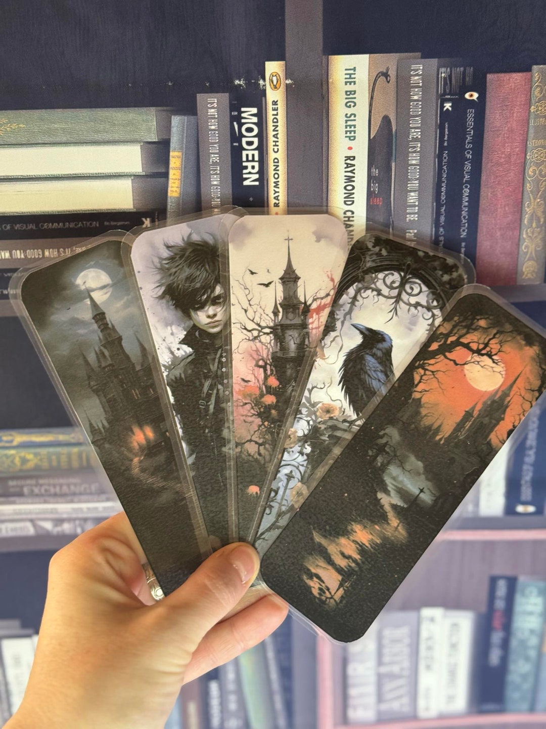 Goth Dark Fairytale Laminated Bookmarks for a Horror Reader Spooky ...