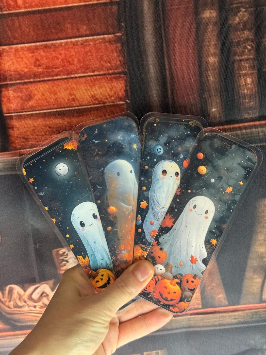 Ghosts Laminated Bookmarks for a Fantasy Gothic Reader Spooky Bookmarks ...