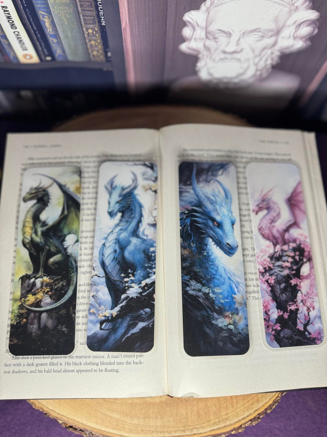 Dragon Laminated Bookmarks for a Fantasy Reader Bookmarks Unique Book ...