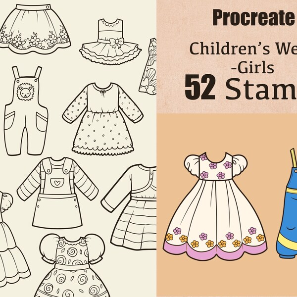 Procreate Chibi Stamps - Etsy