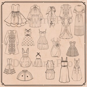 78 Procreate Fashion Flat Sketches, Procreate Fashion Design ...