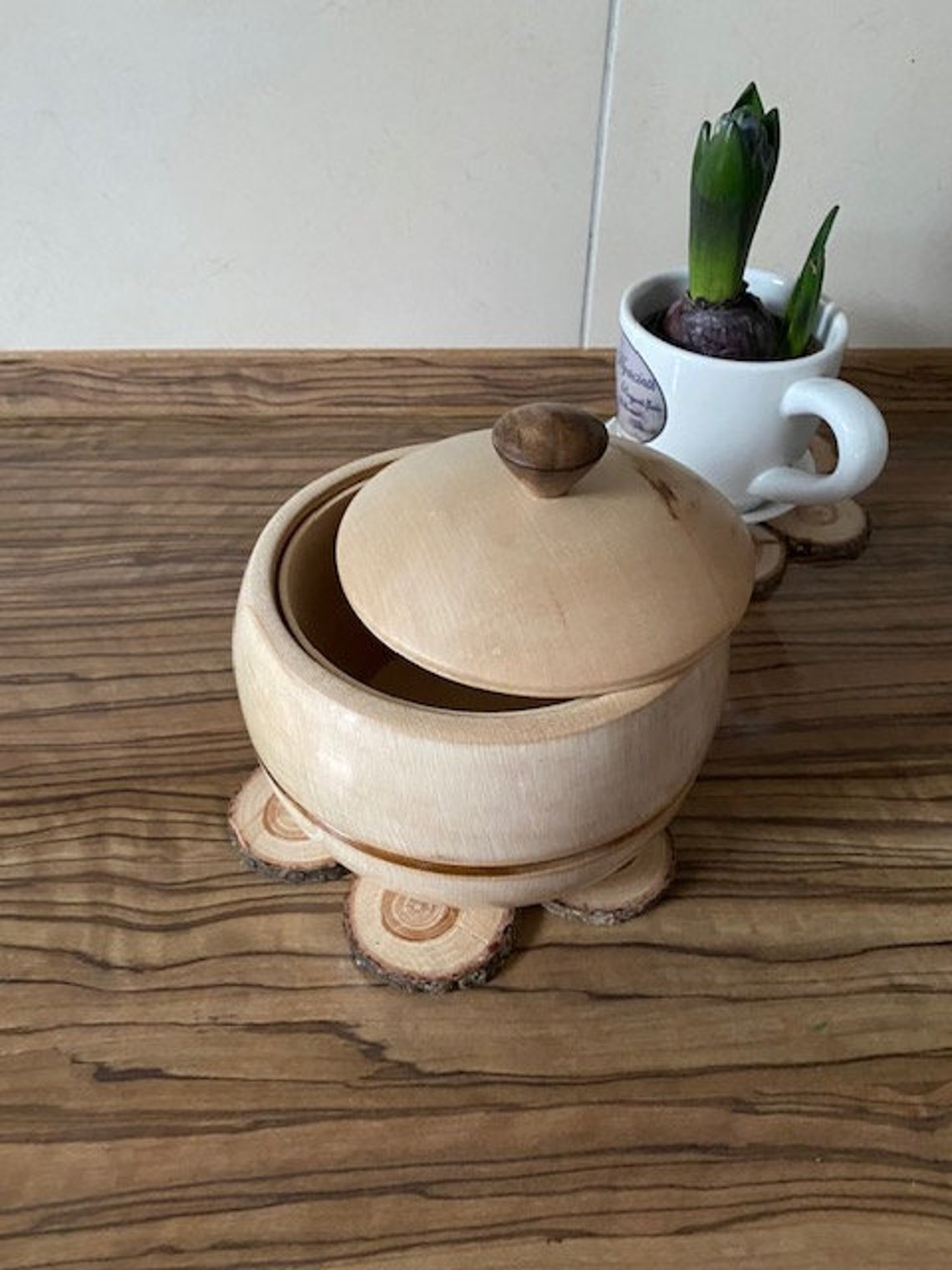 Wooden Can Made of Maple - Etsy