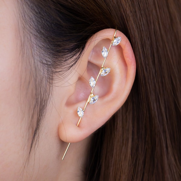 Ear Pin Earrings - Etsy