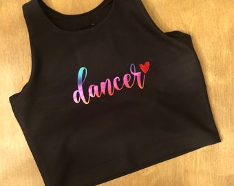 Girls Dance Crop Top | Etsy