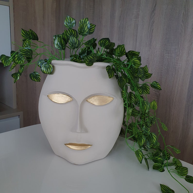 Two Faced Vase Face Vase Nordic Style Vase Face Style - Etsy