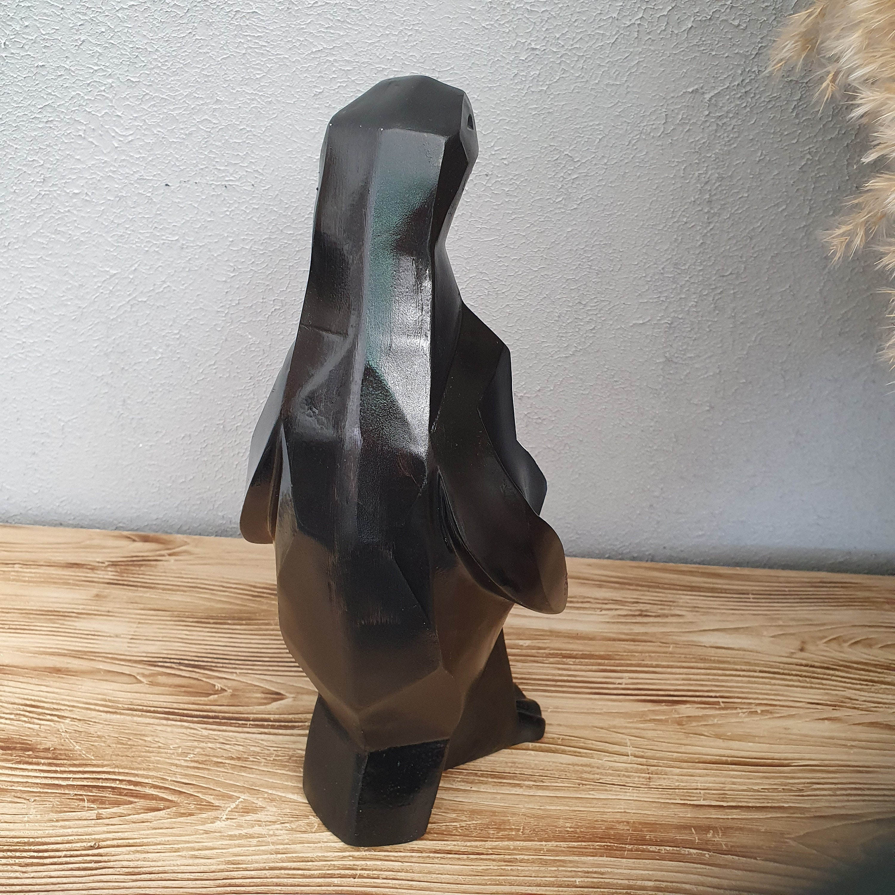 Decorative Cubic Penguin Statue Garden Sculpture Black - Etsy