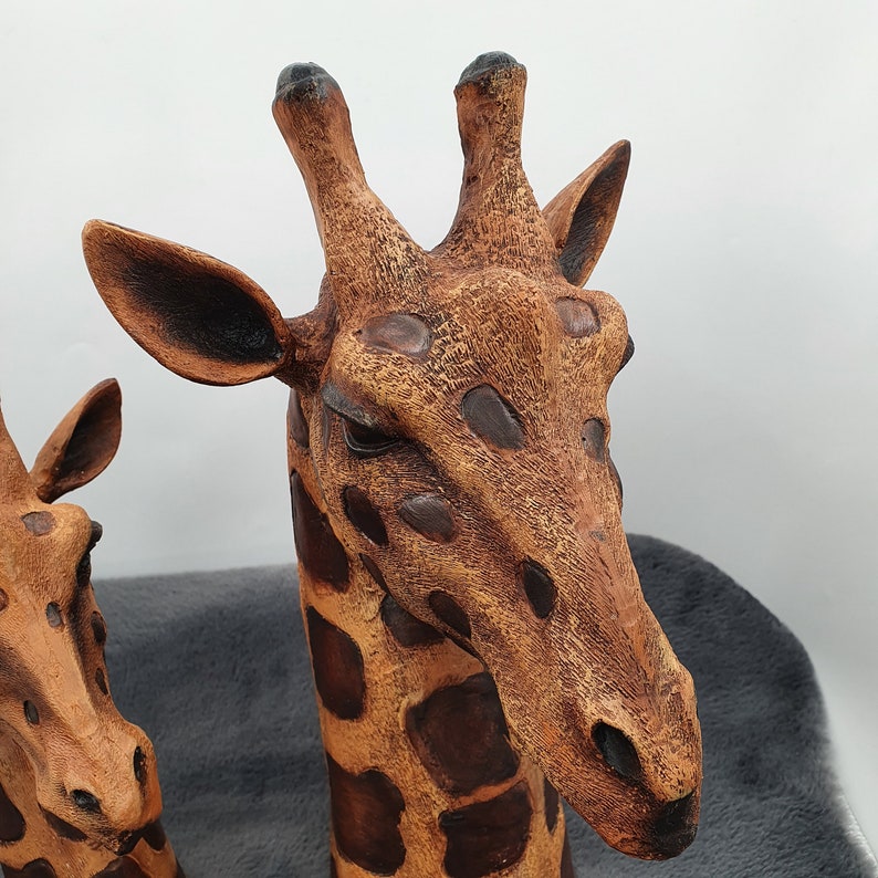 Giraffe Statue Sculpture Set Large Giraffe Statue Sculpture | Etsy
