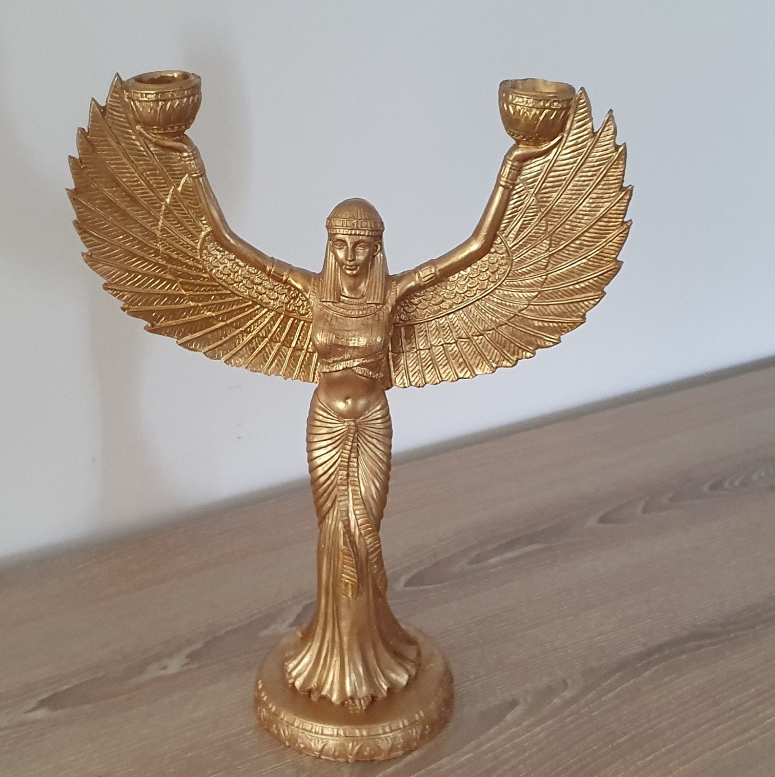 Ancient Isis Statue Gold Isis Statue Isıs Open Wings Statue - Etsy