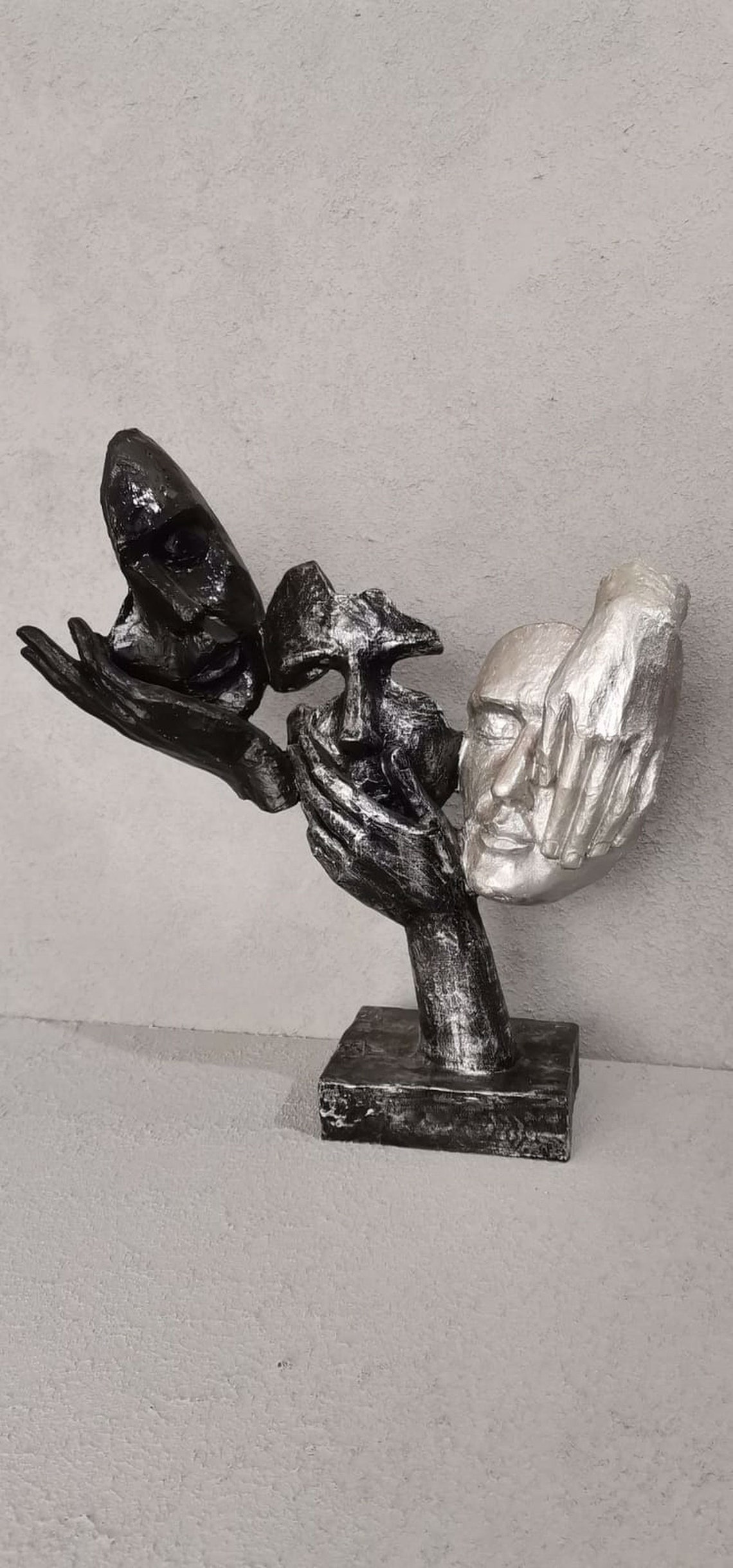 See No Evil Hear No Evil Speak No Evil Mask Sculpture 1260 Etsy