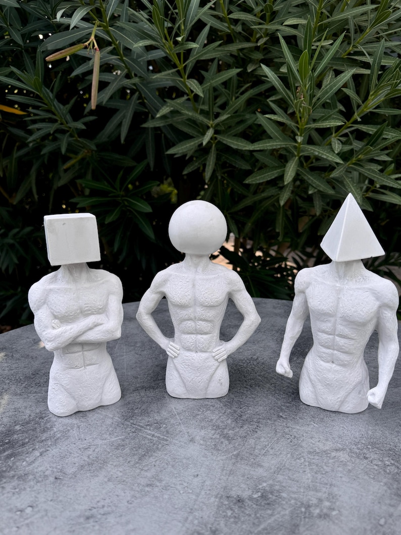 Handmade Squid Game Soldier Statue, Concrete Sculpture, Iconic Design ...