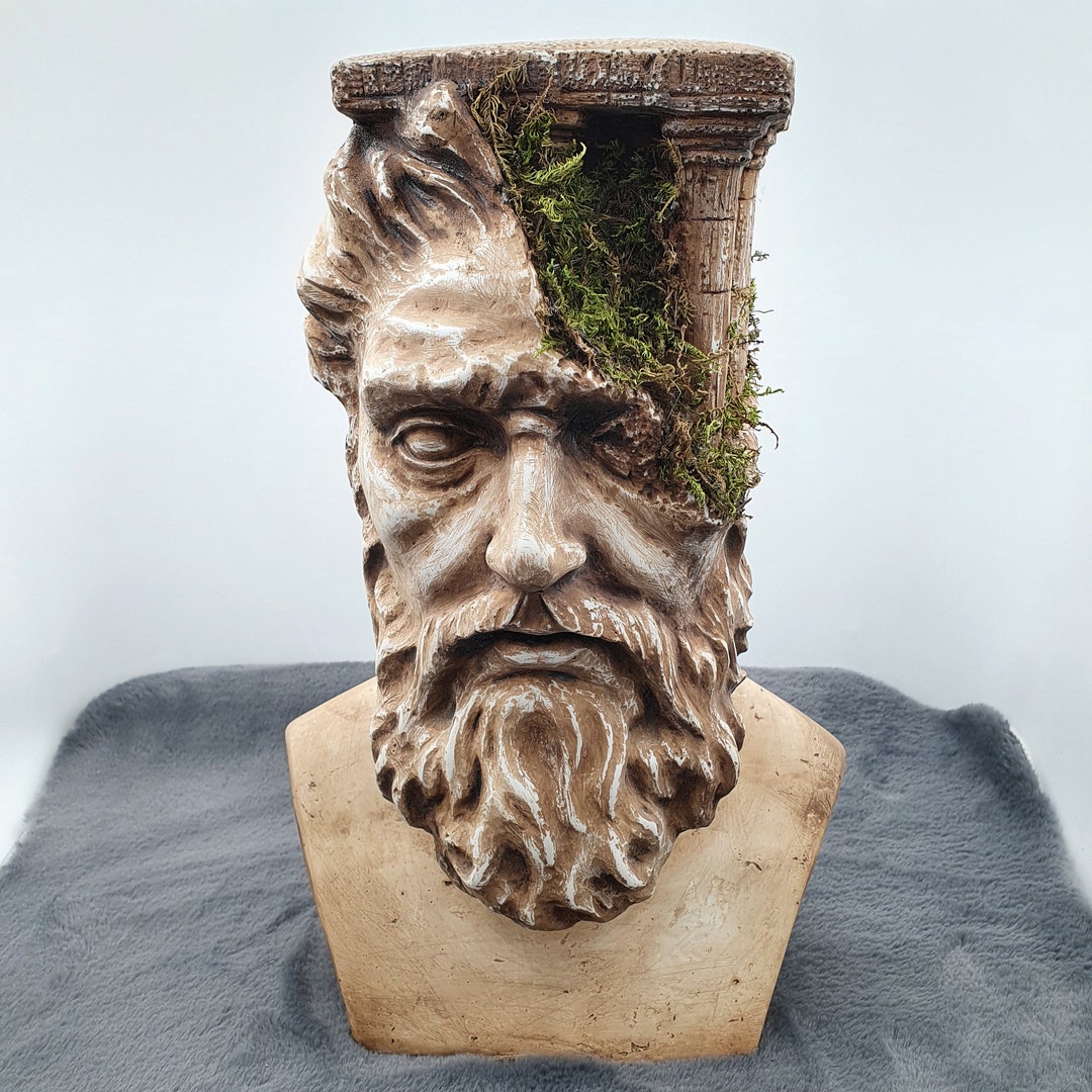 Large Zeus Bust Sculpture, Greek Sculpture, 15.75 Inch, Bust Statue ...