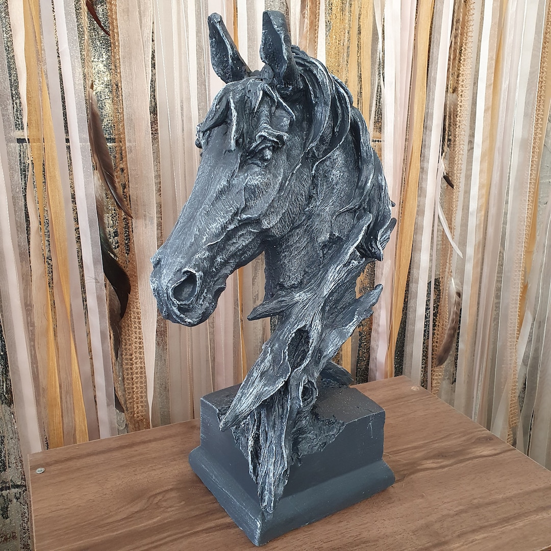 Decorative Horse Statue, 13 Inches, Horse Sculpture, Modern Horse ...