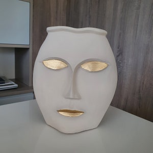 Two Faced Vase, Face Vase, Nordic Style Vase, Face Style Flowerpot ...