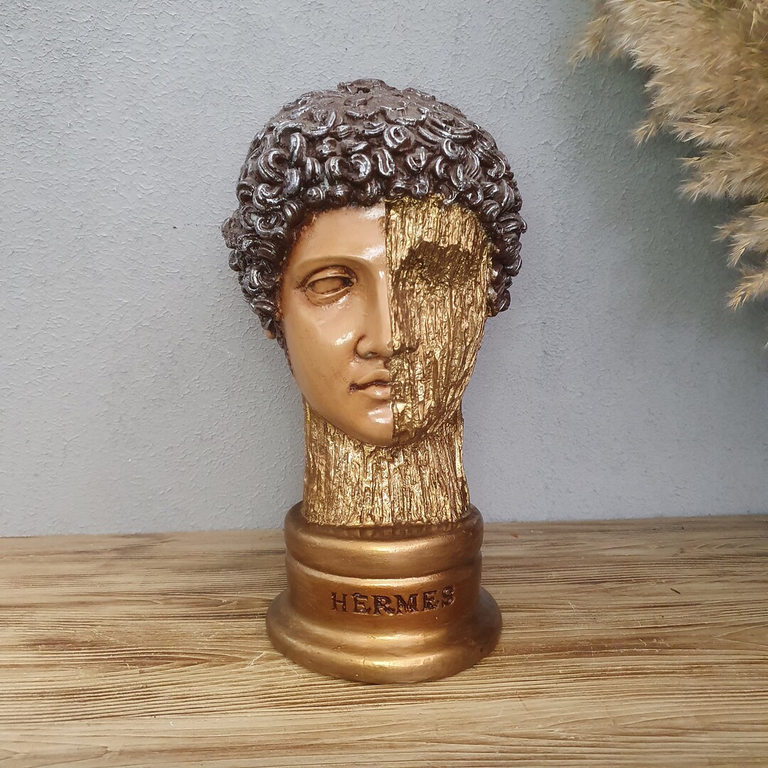 Decorative Hermes Statue, Hermes Sculpture,11.42 ınches, Hermes Greek ...