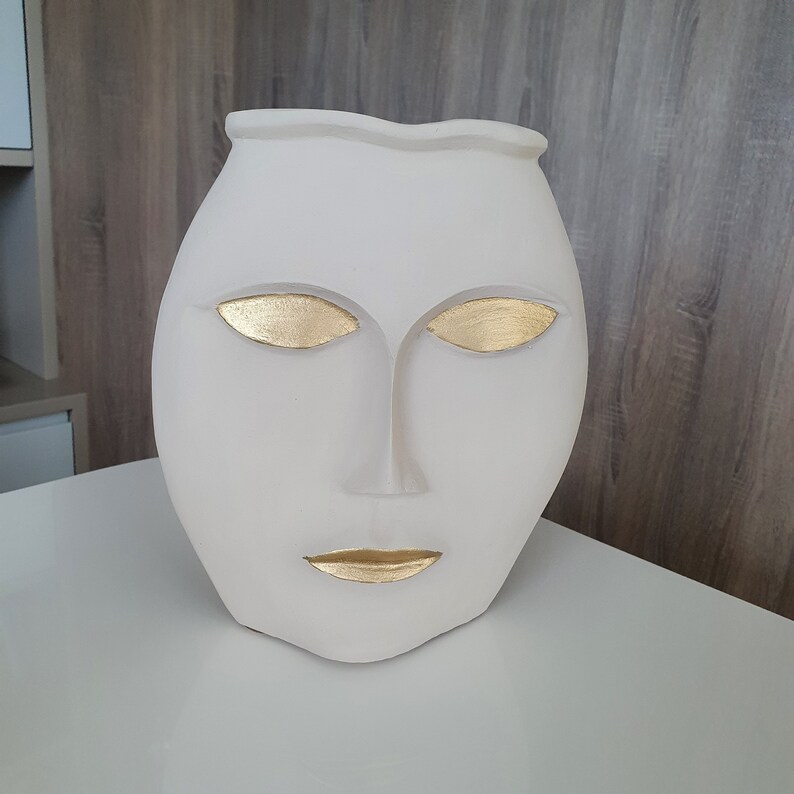 Two Faced Vase Face Vase Nordic Style Vase Face Style - Etsy