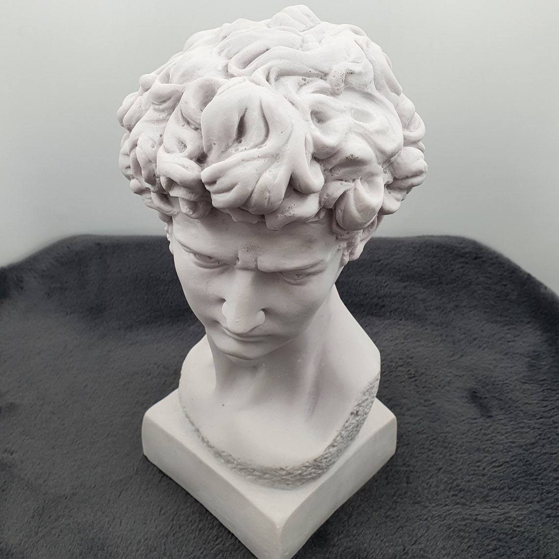 Large David Sculpture Statue 13 Inches David Bust Statue - Etsy