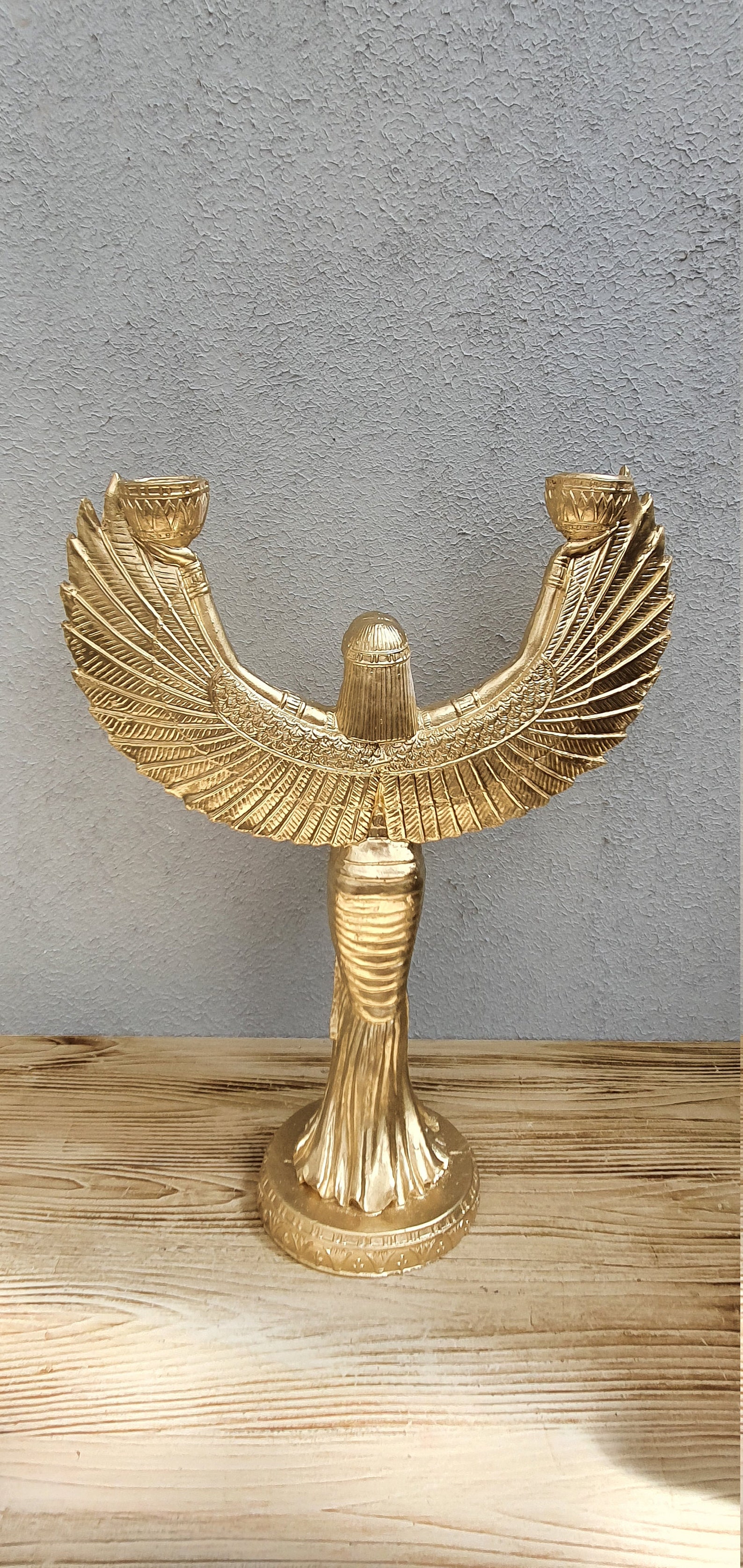 Ancient Isis Statue Gold Isis statue Isıs Open Wings statue | Etsy