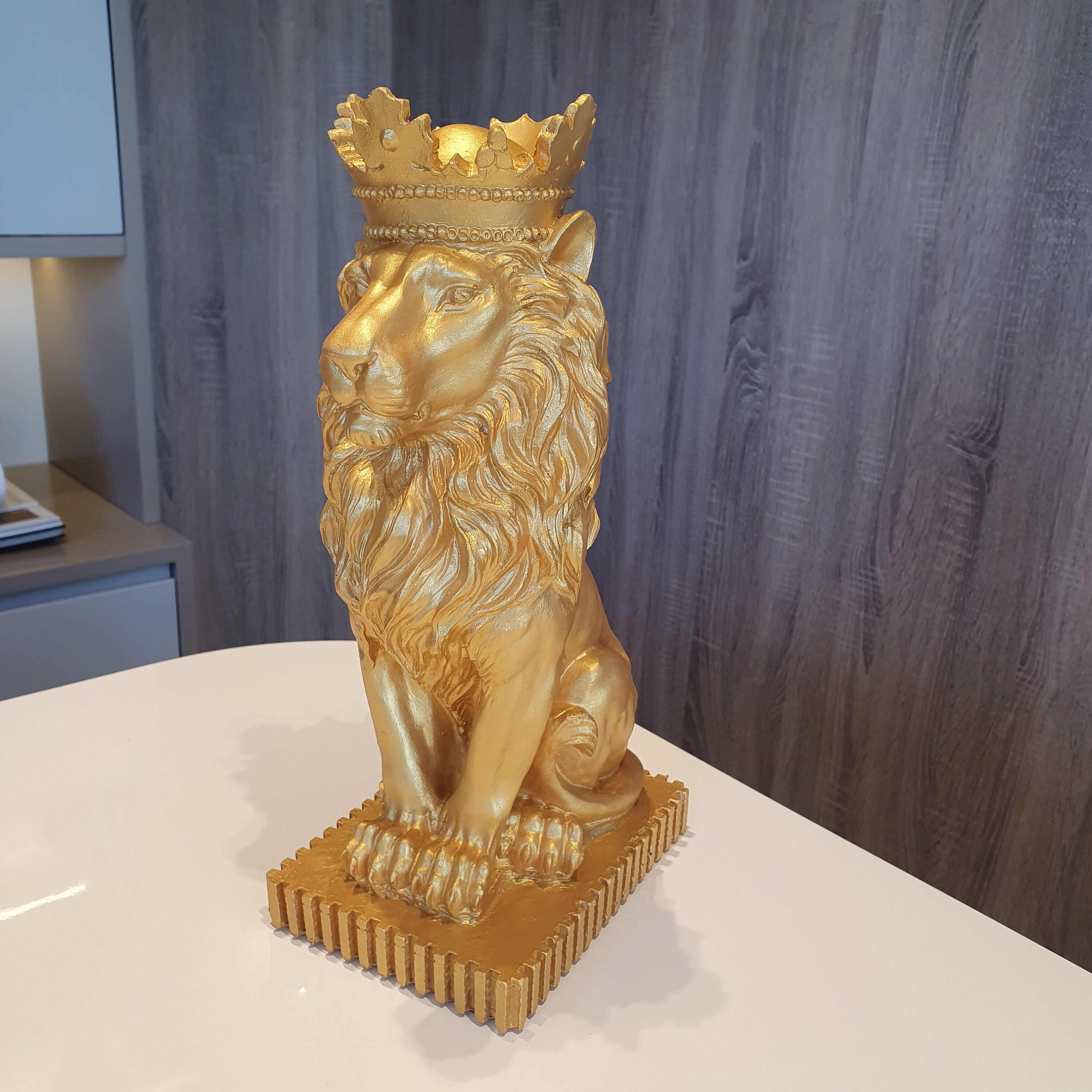 Decoration Lion Statue Lion King Sculpture Home Decoration - Etsy