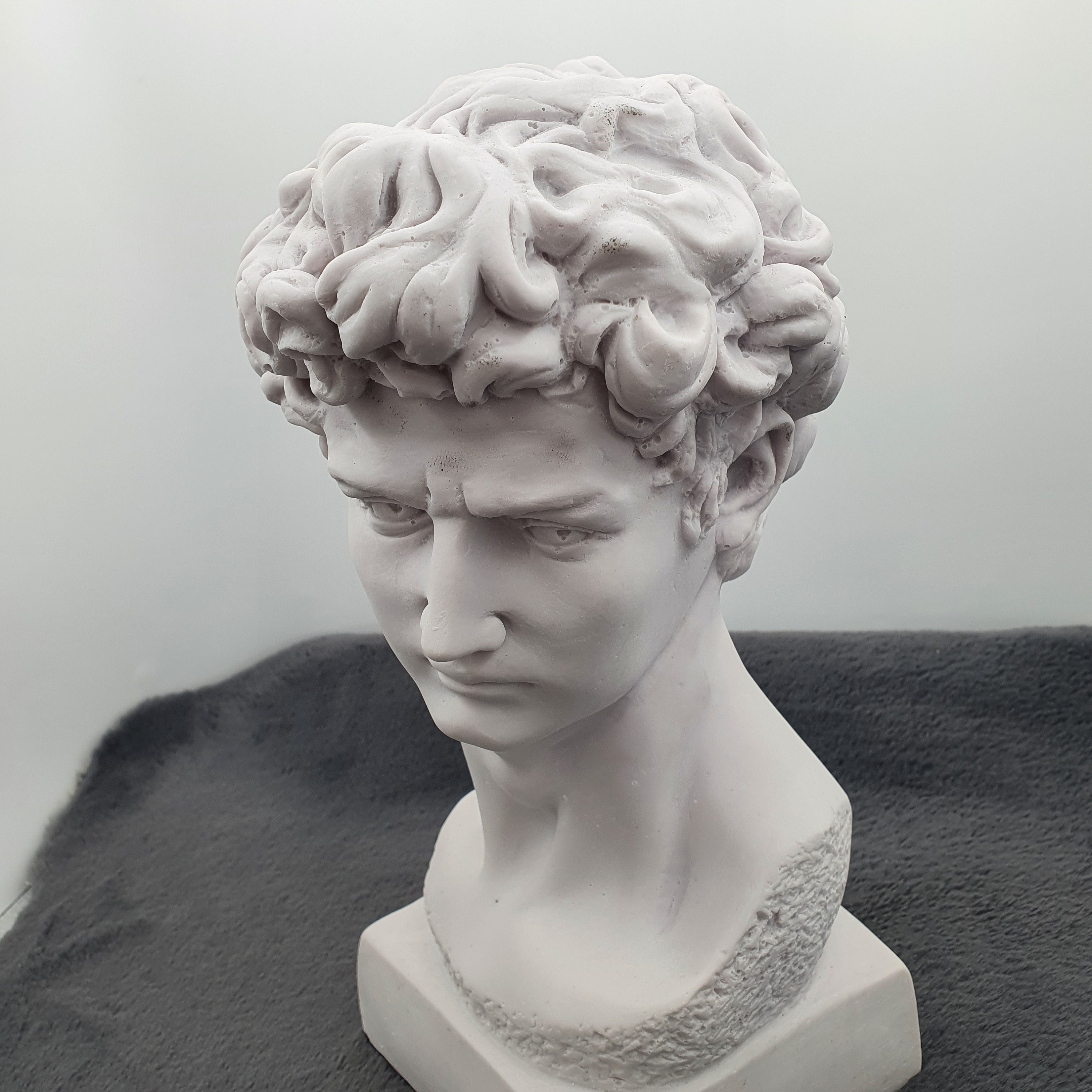 Large David Sculpture Statue 13 Inches David Bust Statue - Etsy