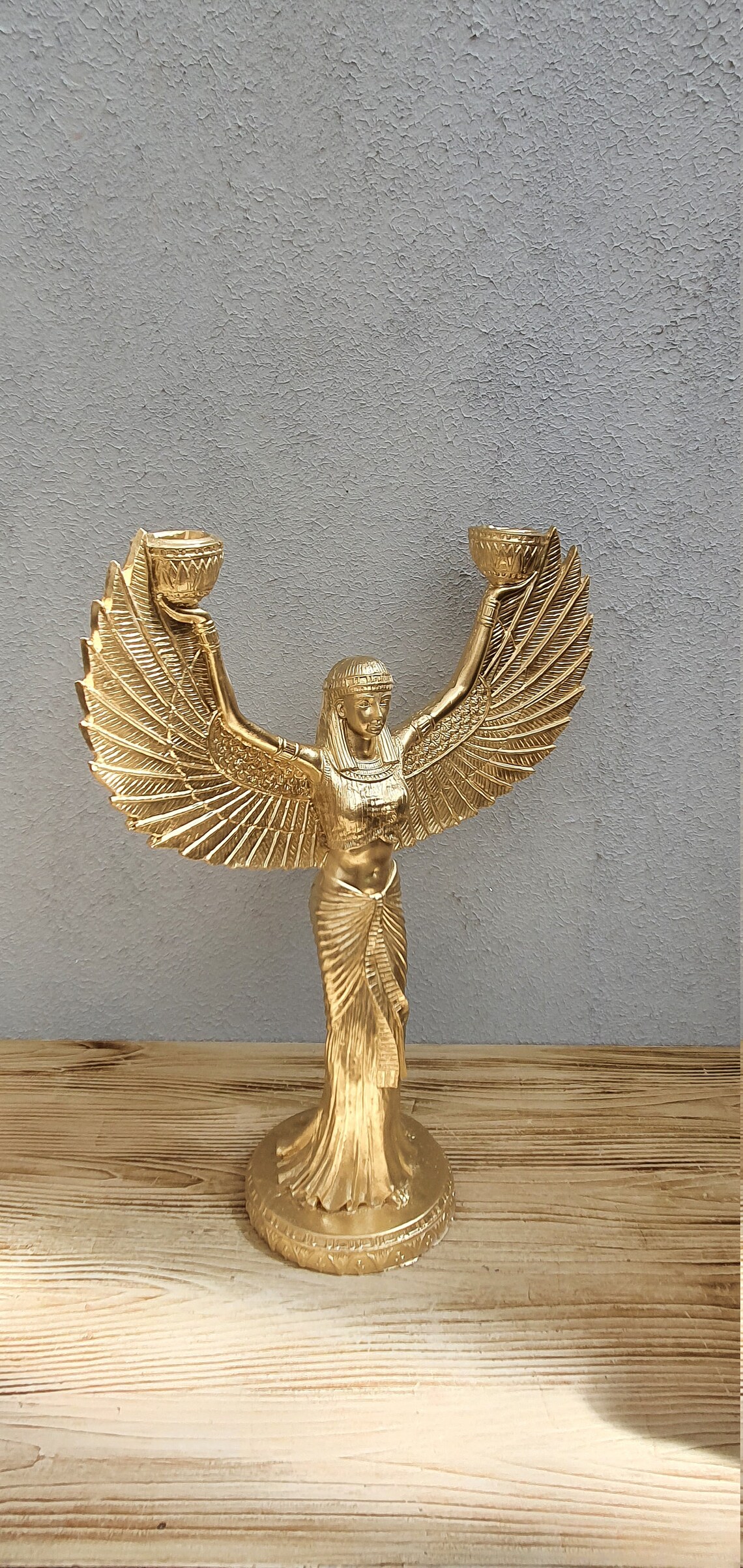 Ancient Isis Statue Gold Isis statue Isıs Open Wings statue | Etsy