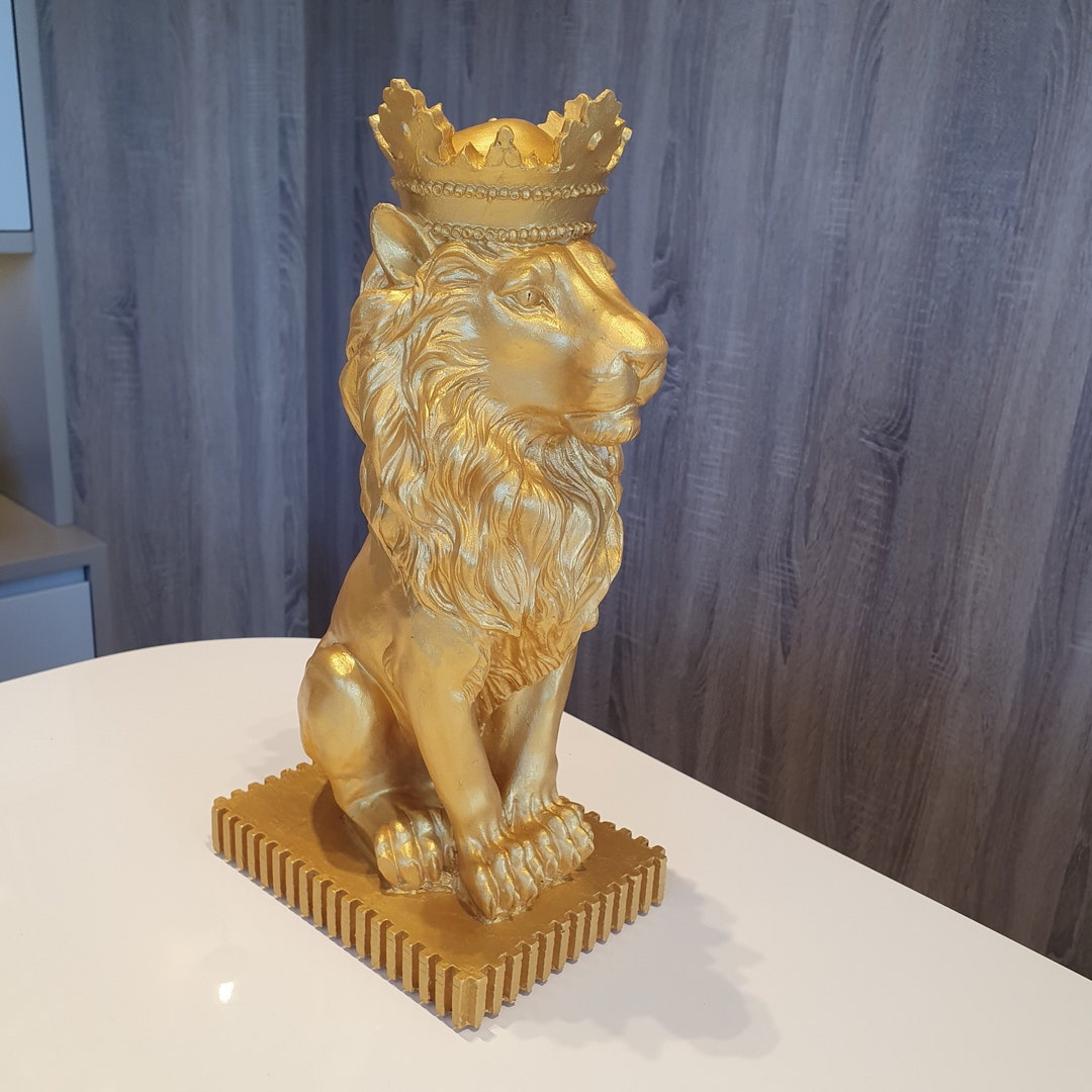 Decoration Lion Statue, Lion King Sculpture, Home Decoration, Lion ...