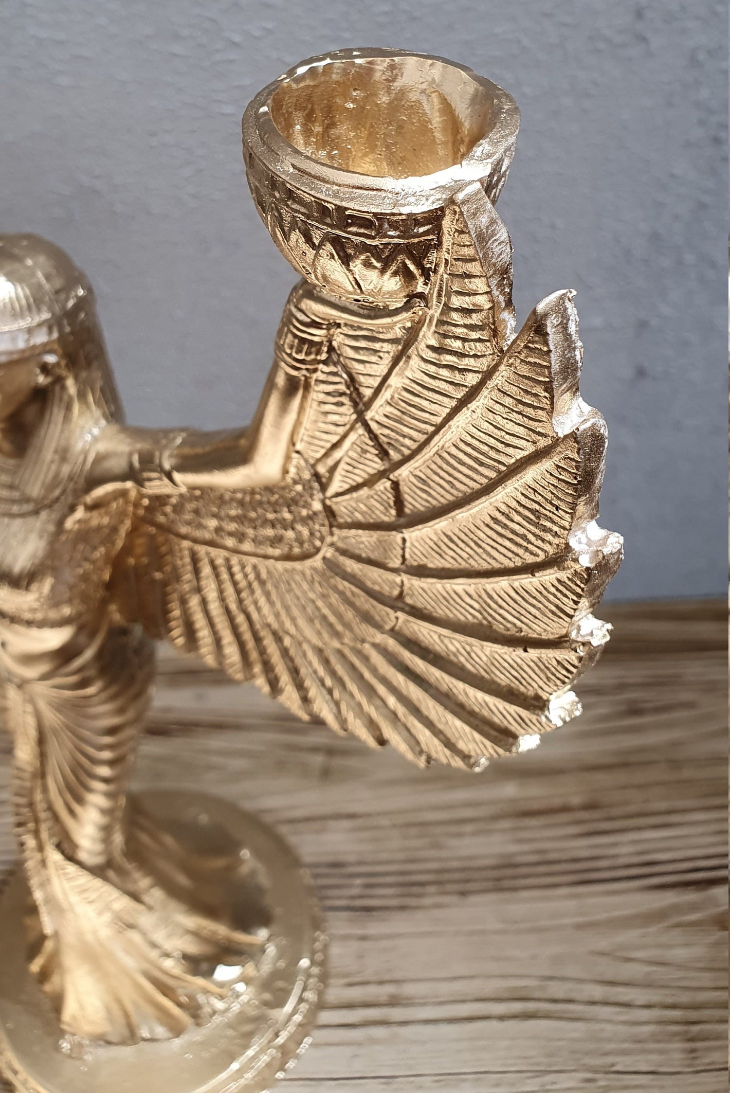 Ancient Isis Statue Gold Isis Statue Isıs Open Wings Statue - Etsy