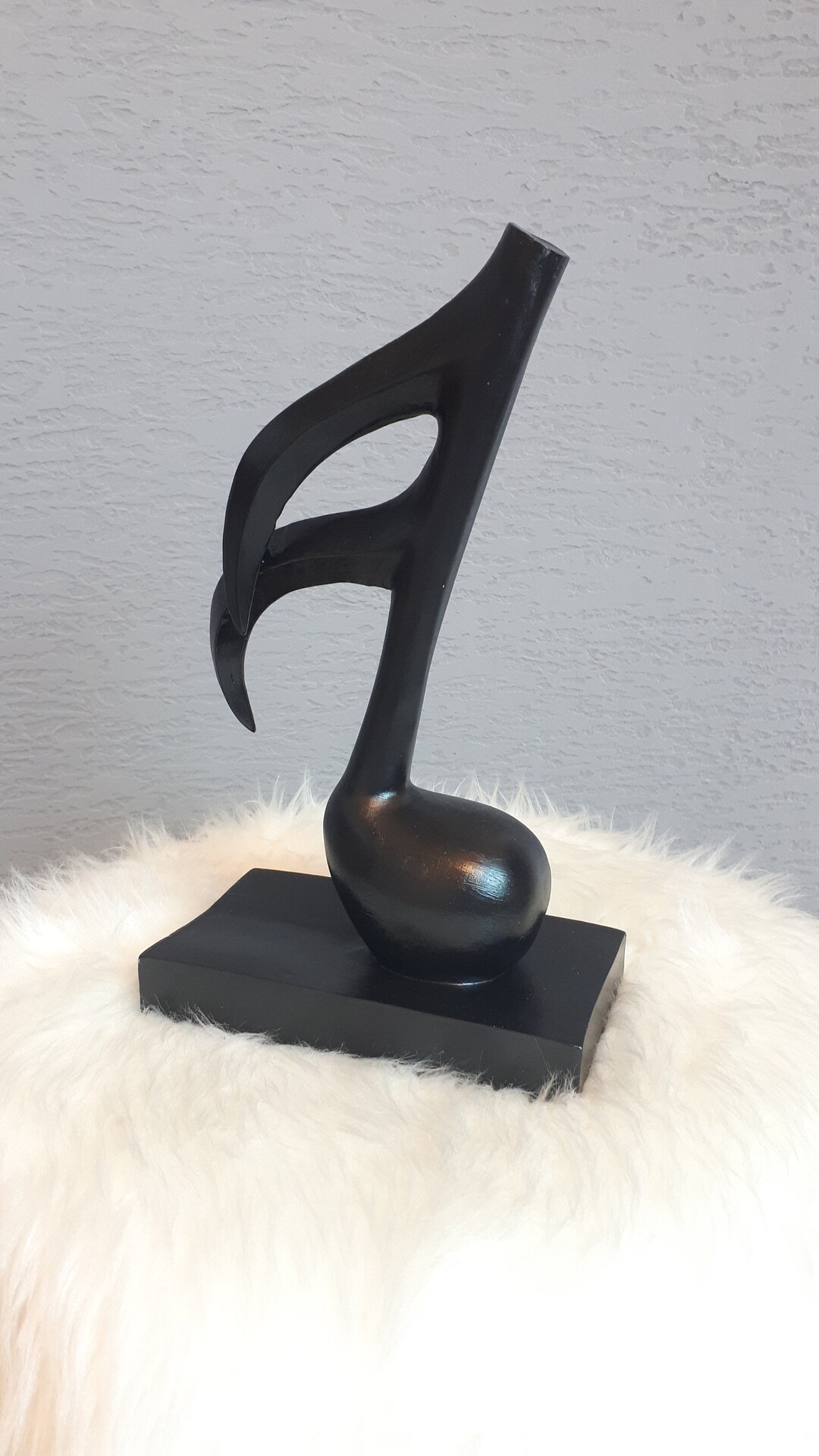 Large Musical Note Statue, 10.63 Inches, Musical Note Sculpture, Home ...