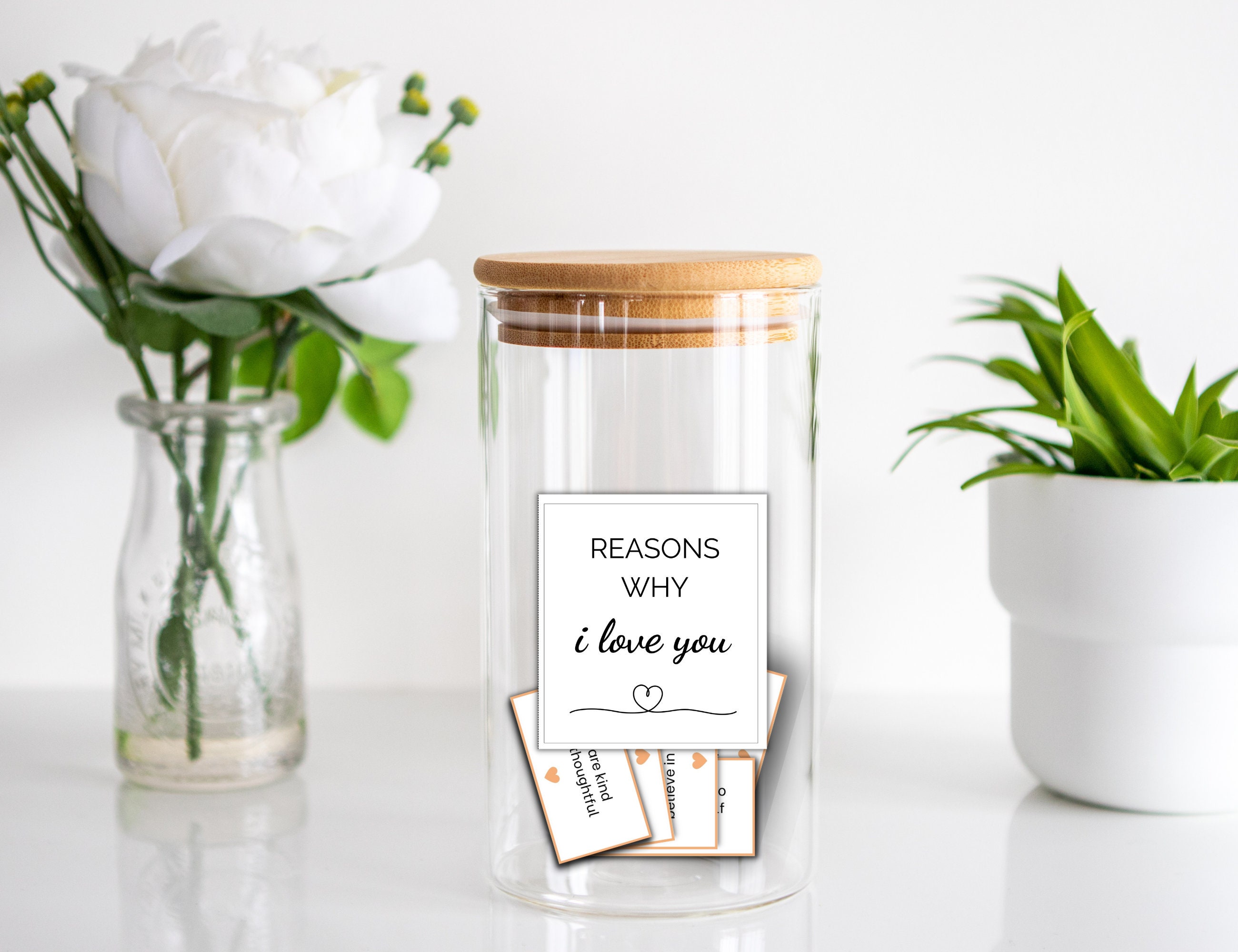 Printable Love Notes for Him, Reasons I Love You, Valentines Day Gift ...