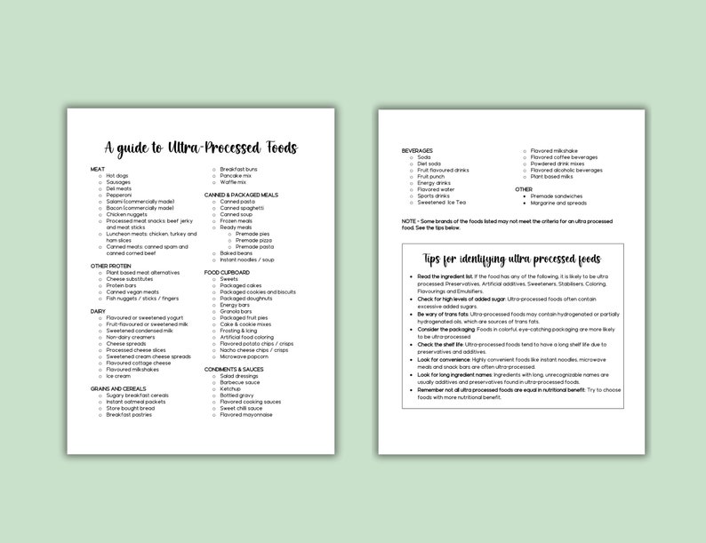 Ultra Processed Foods List, Foods to Avoid, Identify UPF Food, Ultra ...