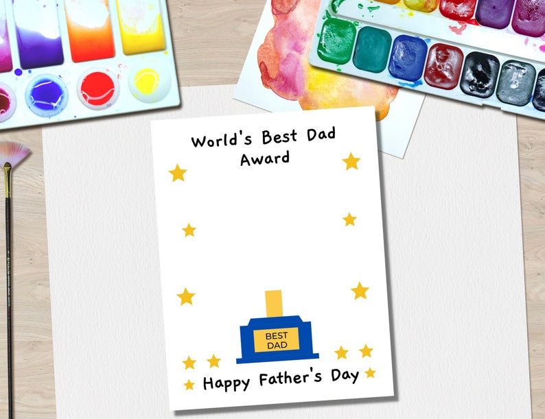 Father's Day Handprint, Craft Father's Day, Kids Baby Toddler Keepsake ...