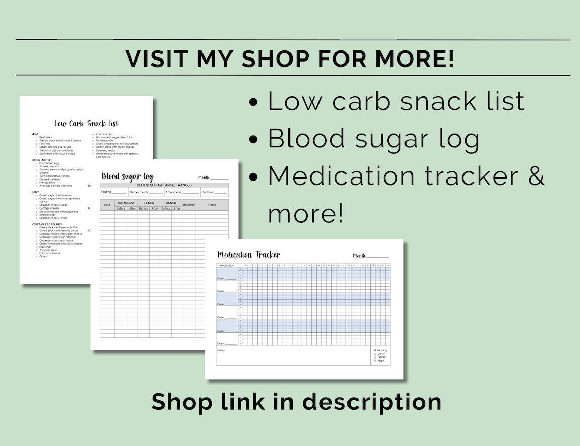 Printable Vital Sign Chart, Vital Sign Log, Caregiver Tracker, Intake ...