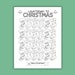 Printable Christmas Countdown Coloring Page for Kids, Christmas ...