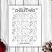 Printable Christmas Countdown Coloring Page for Kids, Christmas ...