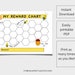 Bee Reward Chart | Printable Bee Behavior Chart | Kids Routine Sticker ...