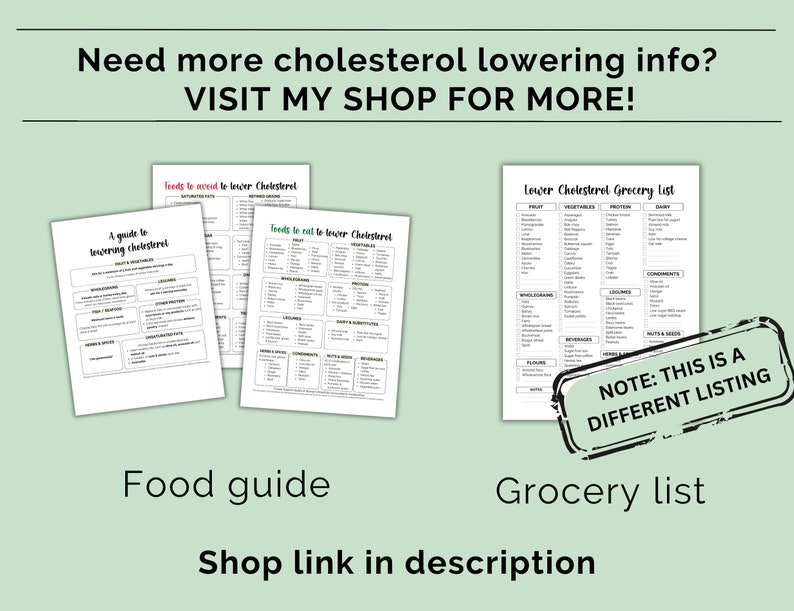Cholesterol Log Printable, Lipids Tracker, Health Tracker, Cholesterol ...