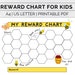 Bee Reward Chart | Printable Bee Behavior Chart | Kids Routine Sticker ...