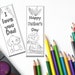 Dad Printable Coloring Bookmark, Coloring Page, Father's Day Printable ...
